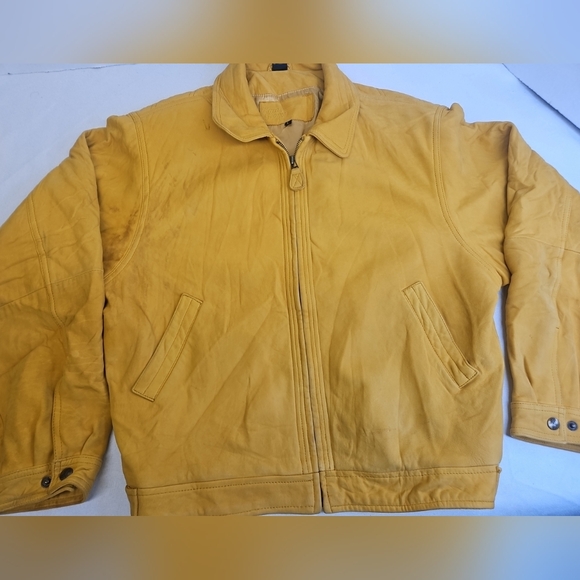 kara george | Jackets & Coats | Kara George Vintage Mustard Suede ...